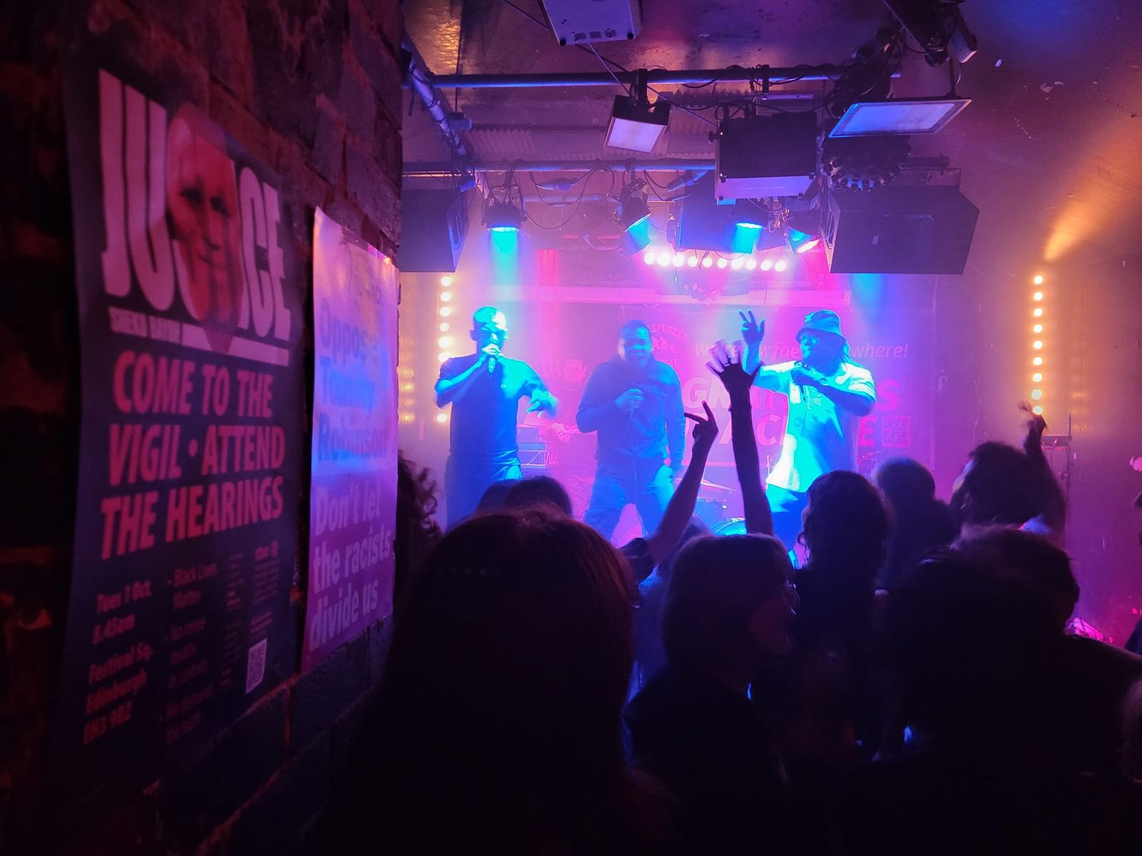 Edinburgh Love Music Hate Racism Relaunch Packed Out - Stand Up to Racism