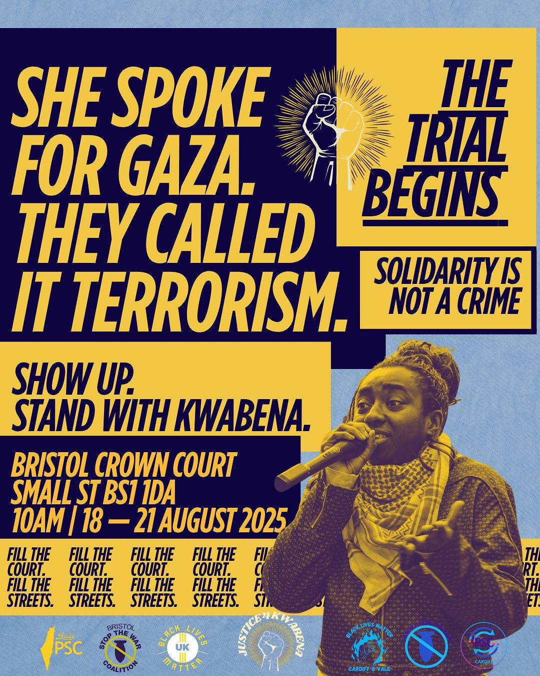 Stand with Kwabena at 18 August trial – defend anti-racist campaigner's ...