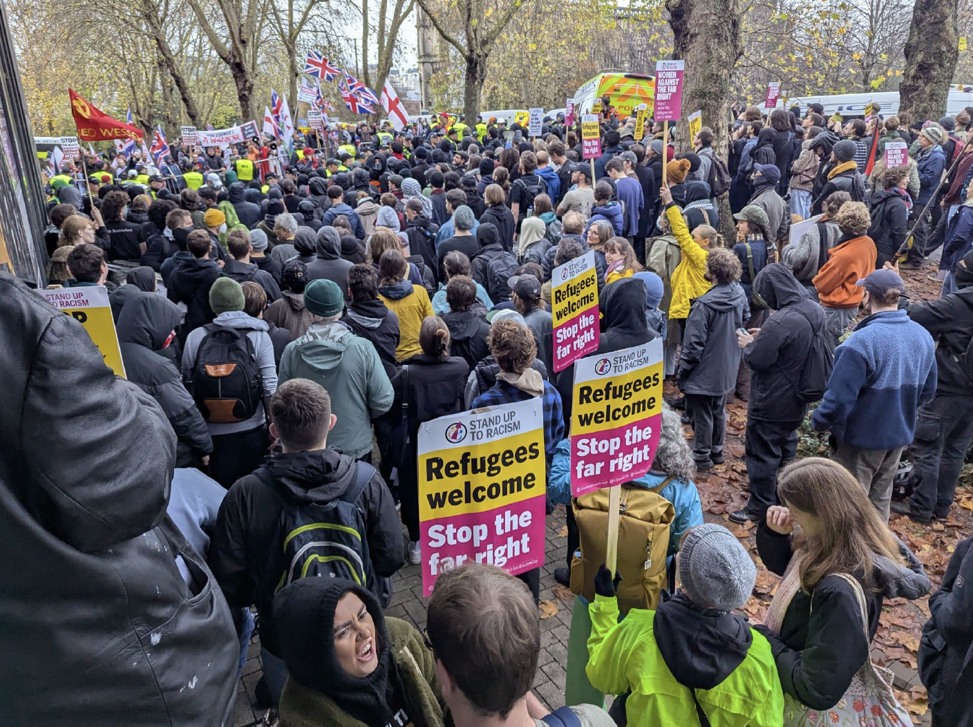 500-600 in bristol anti tenconi protest - Stand Up to Racism