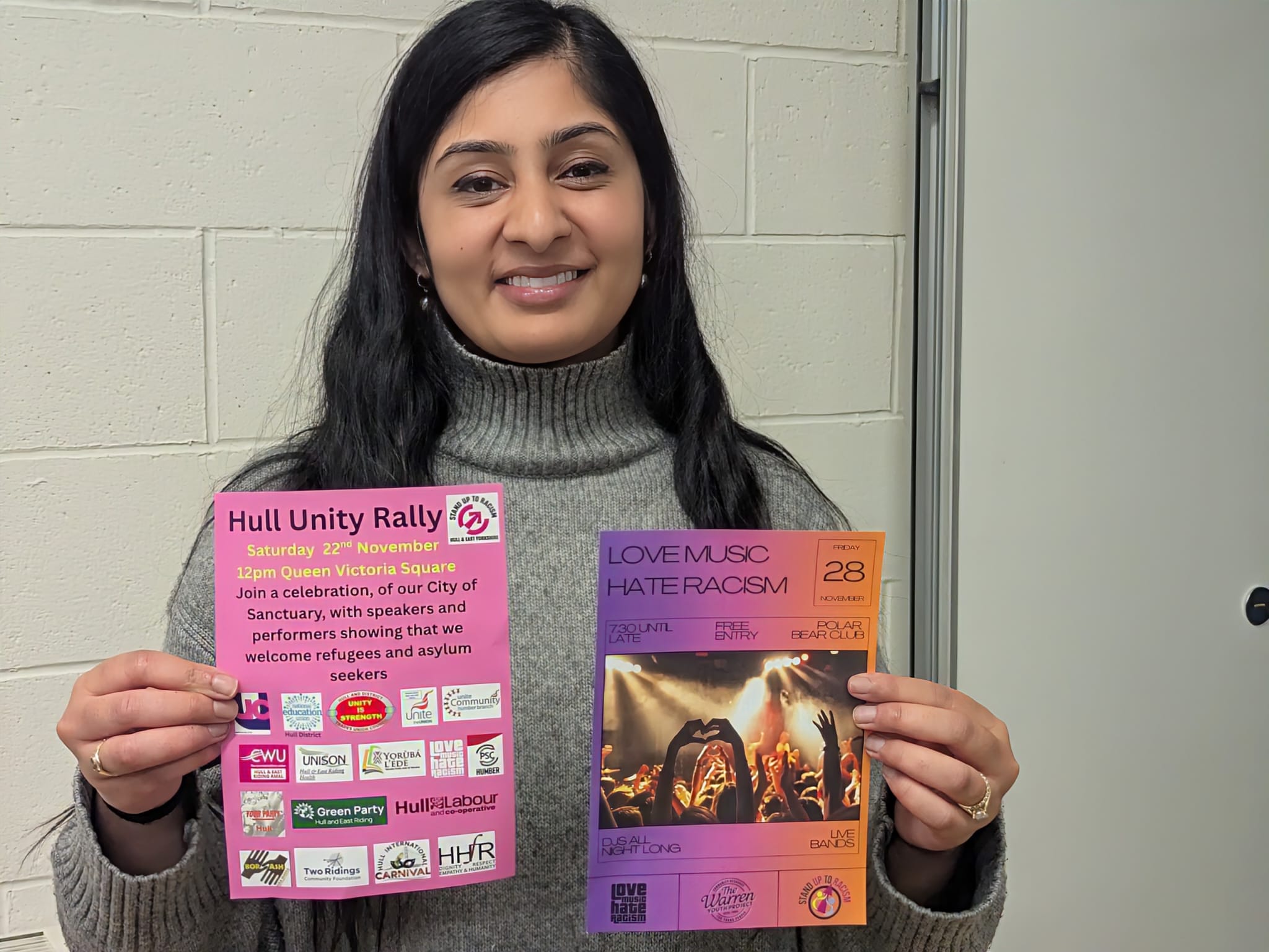 Zarah Sultana showing support for our upcoming Unity Rally, and LMHR ...