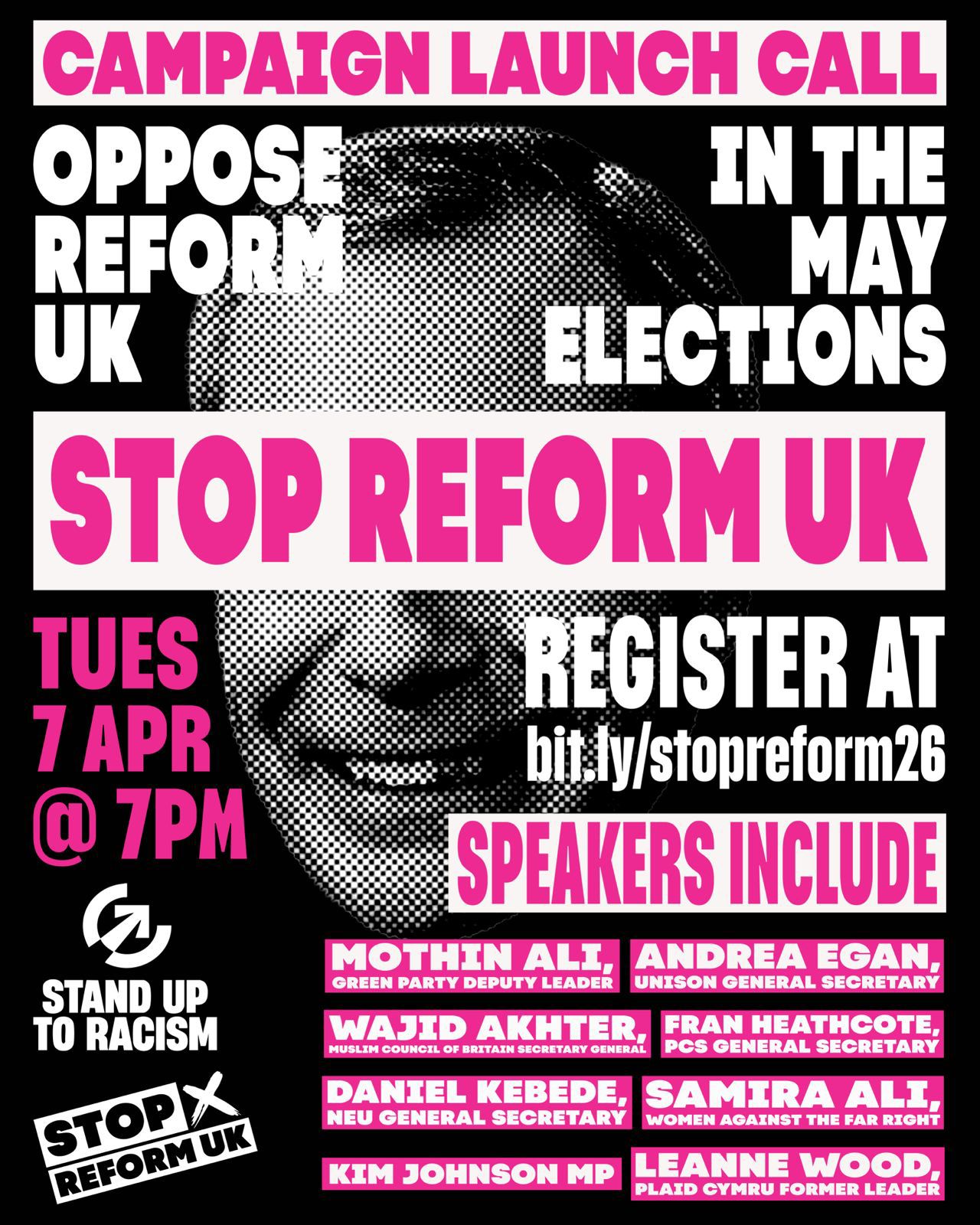 stop reform uk - campaign launch - Stand Up to Racism